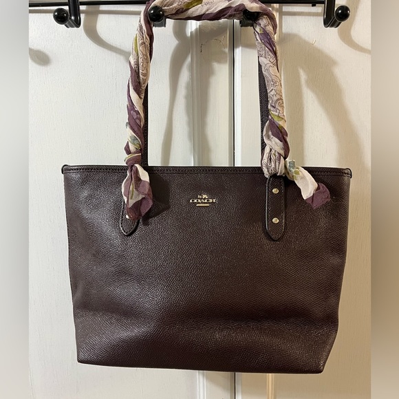 Coach | Bags | Coach Mini City Zip Tote Oxblood | Poshmark